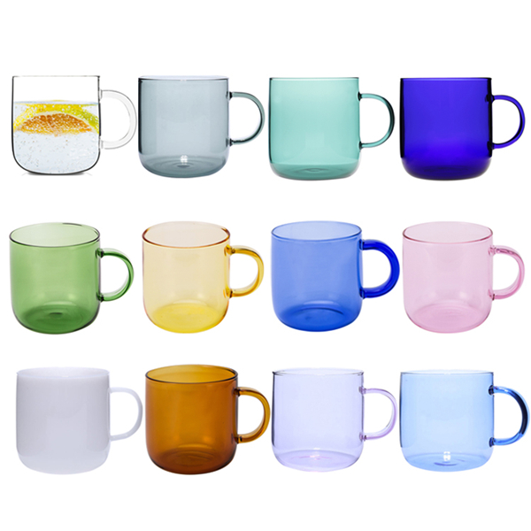 Good morning glass mug large glass coffee mugs