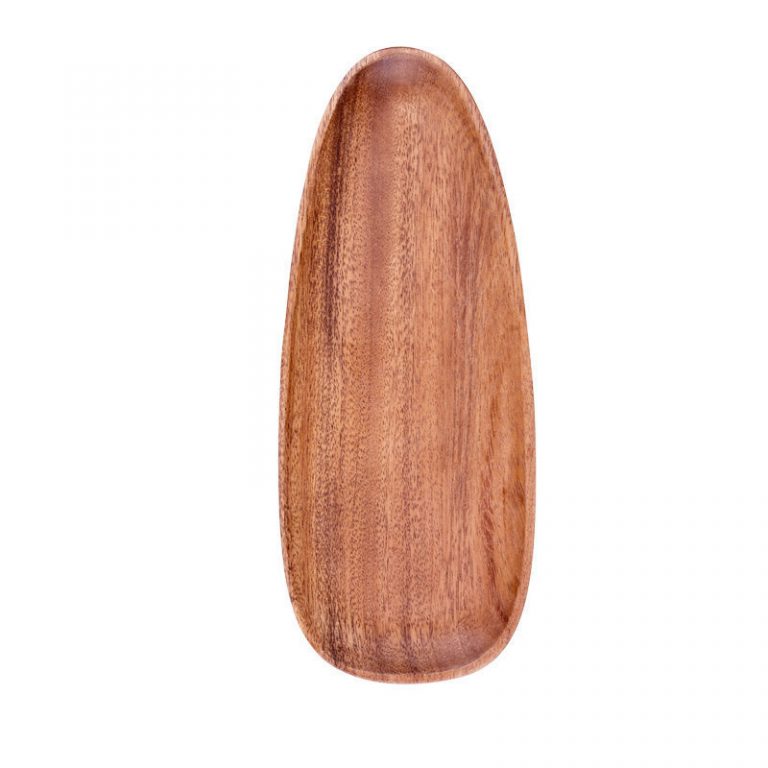Household Kitchen Items Wooden Serving Plate Irregular Shaped Dish